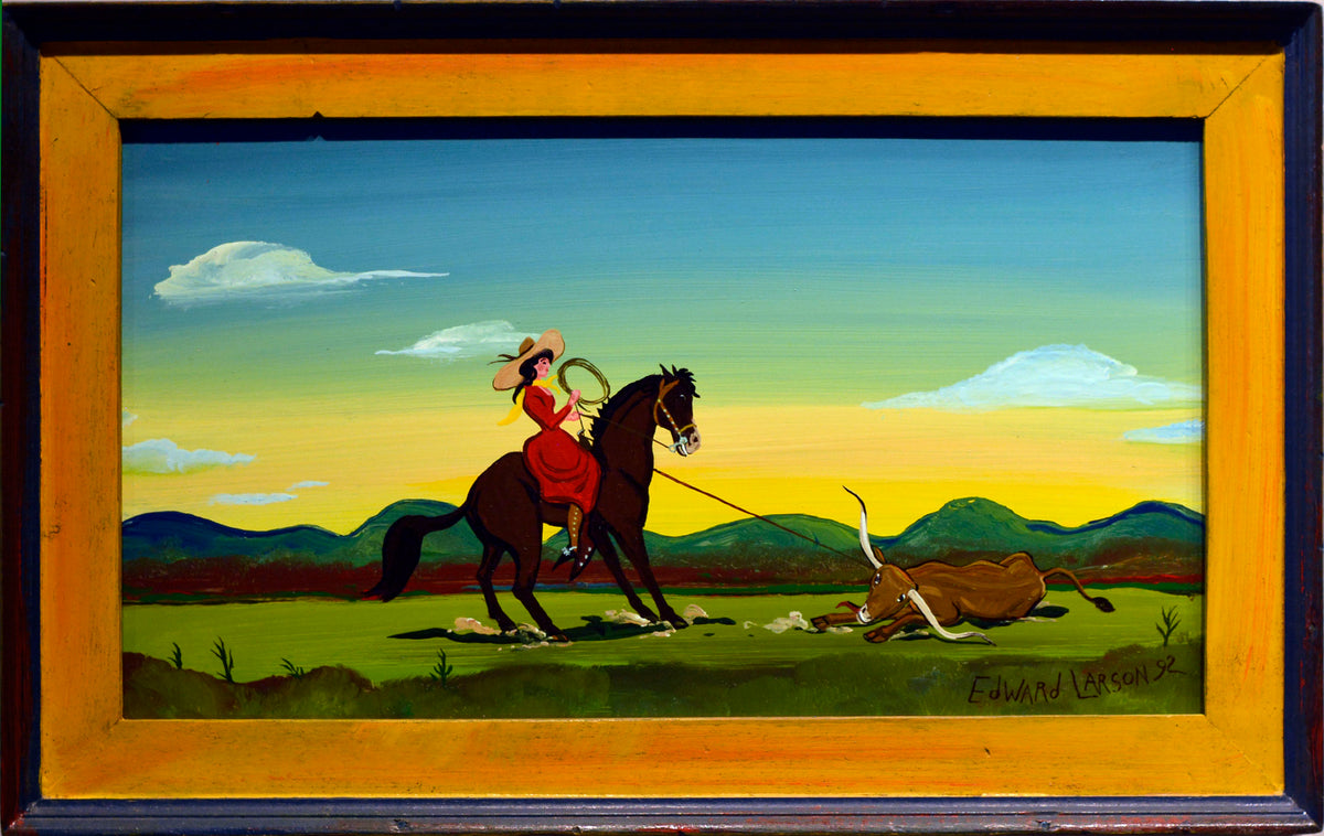 Ed Larson, "Queen of the Cowgirls" – KeatingGallery
